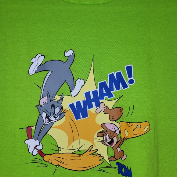 Old Navy | Shirts & Tops | Old Navy Green Tom And Jerry Tshirt Kids Xl ...